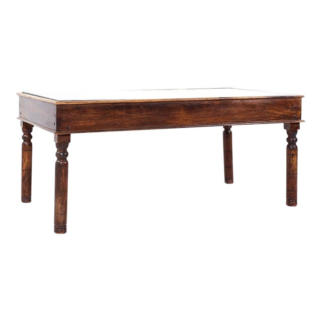 Antique Indian Door Dining Table | Chairish