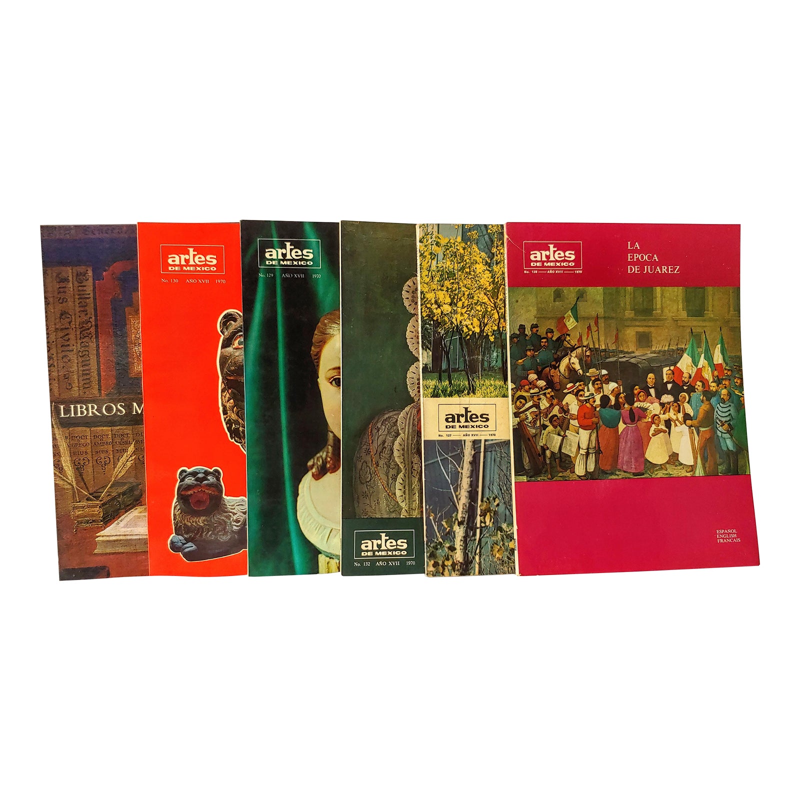 Vintage 1970s "Artes De Mexico" Mexican Art Magazines Issues 127-132 ...