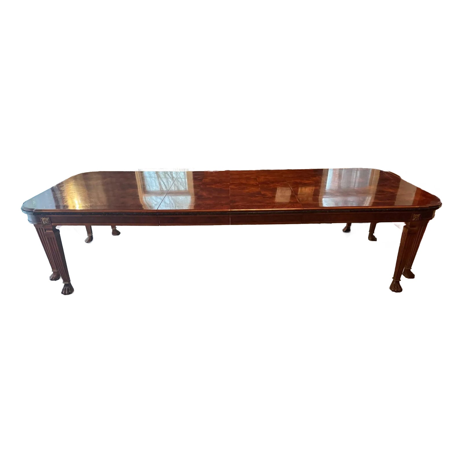 Ultra-Rare Henredon Grand Provenance Neoclassical Dining Table – Fluted ...