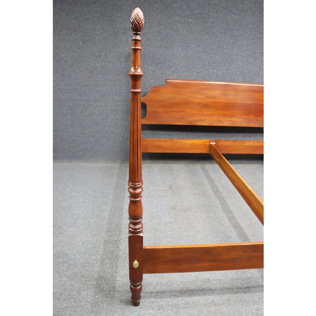 Statton Chippendale Style King Poster BedS | Chairish
