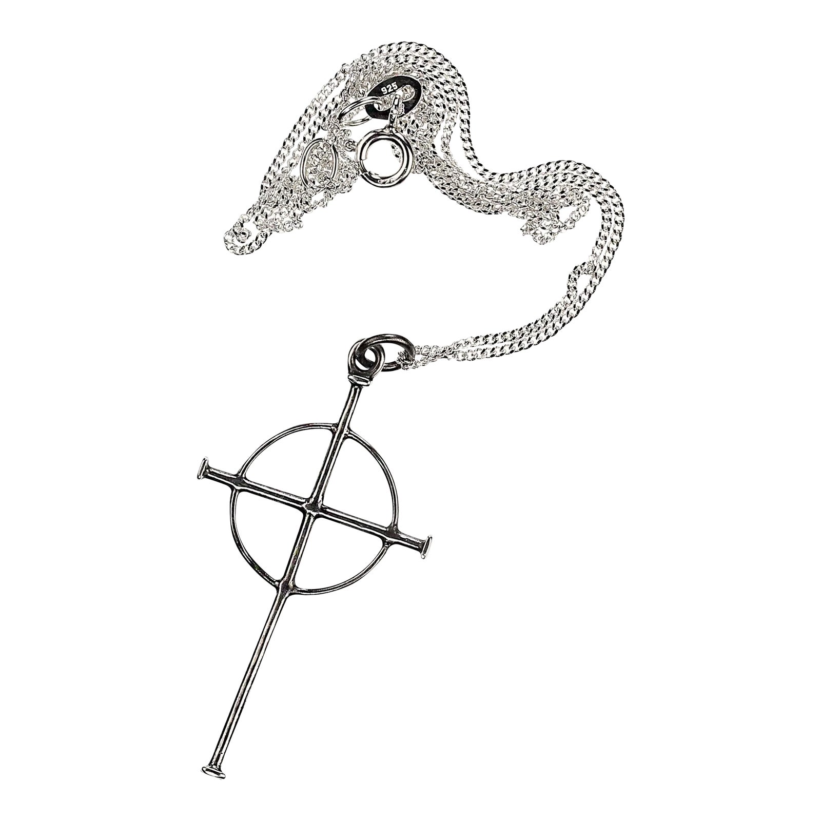 1970s James Avery Sterling Siler Pendant and Chain | Chairish