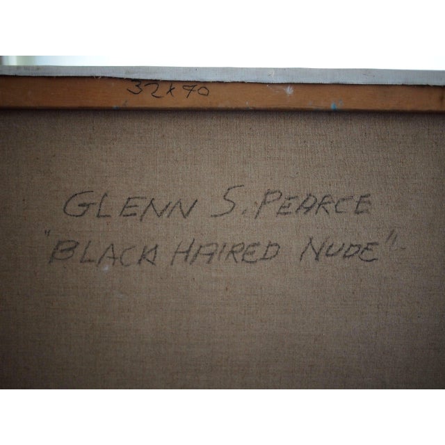 Original Glenn Pearce Impressionist Nude Portrait Painting - 32x40 ...