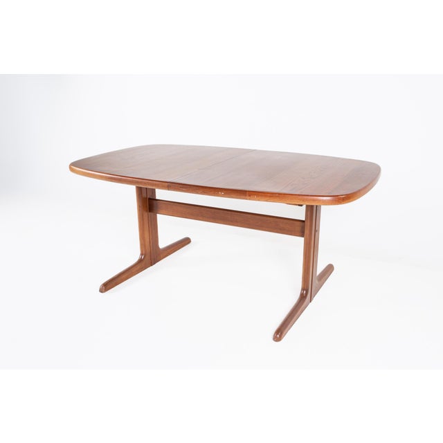 Dyrlund Style Mid Century Teak Dining Table | Chairish