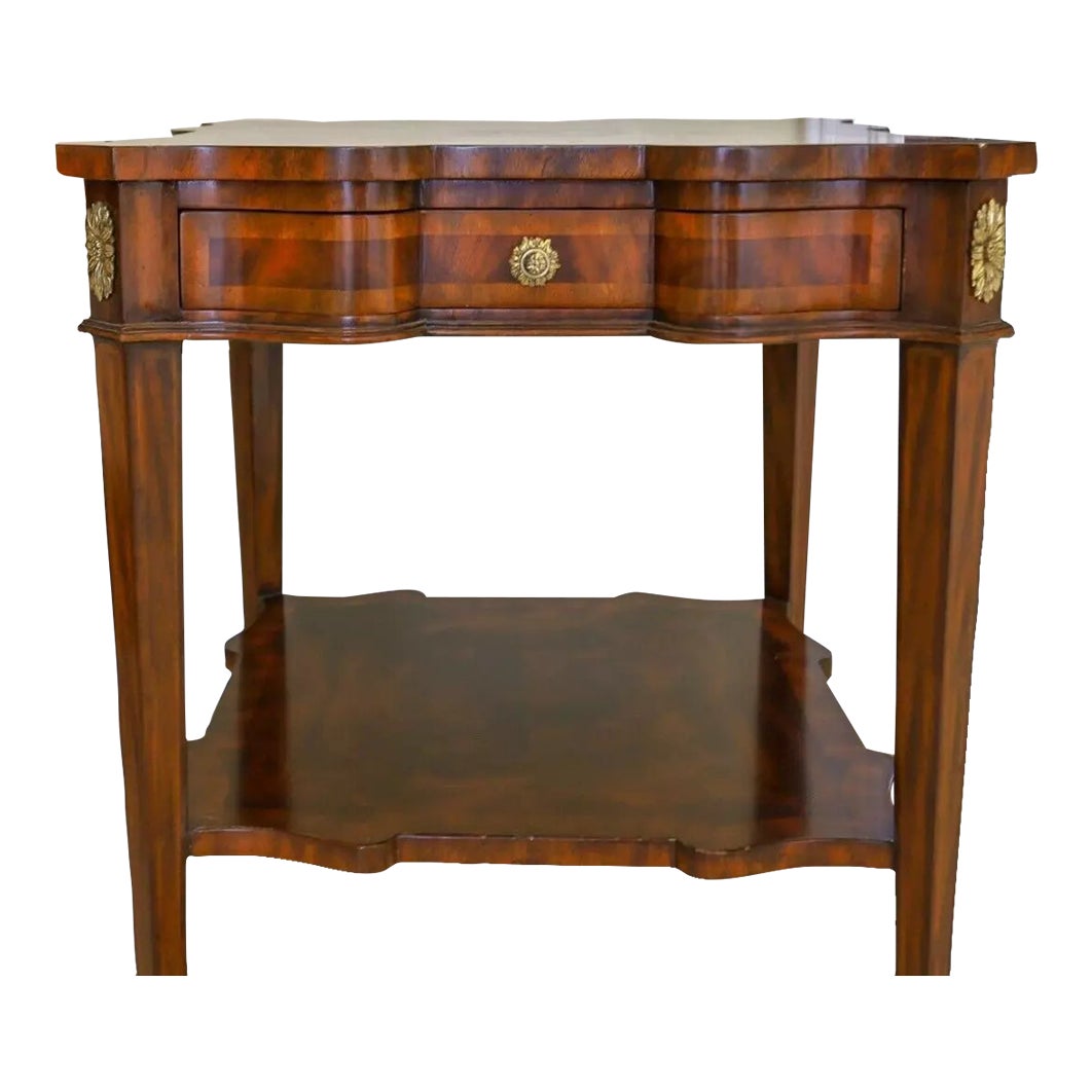 1990s Maitland-Smith McKinley Mahogany Occasional Accent Side Table ...
