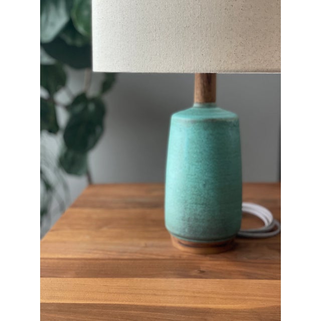 Medina Stoneware Table Lamp | Chairish