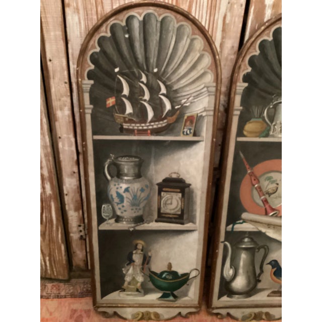 Mid 20th Century A Pair of "Palladio" Italian Wall Plaques | Chairish