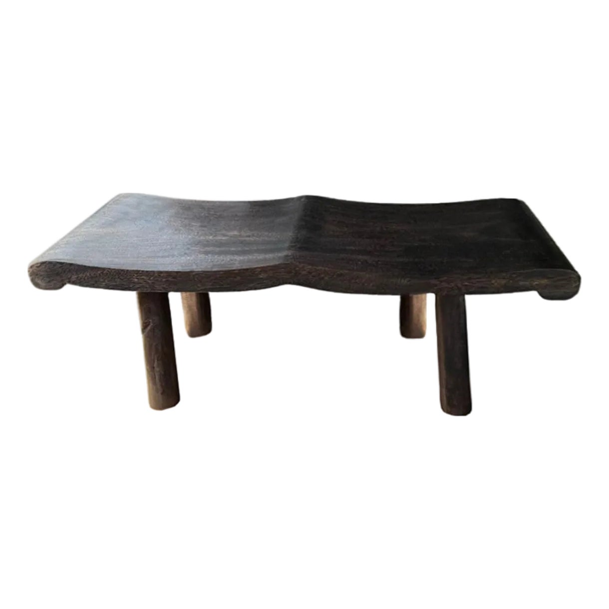 Sculptural Mango Wood Bench, Modern Organic, Stunning Wood Textures ...