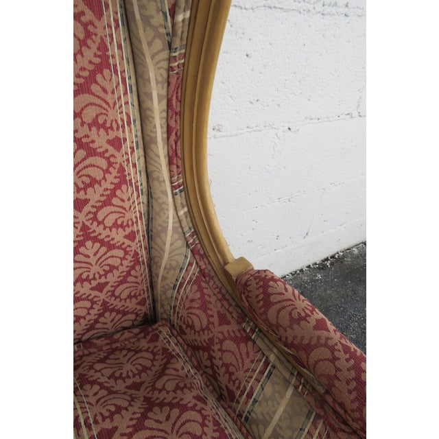 French Painted Wing Side Living Bed Room Den Chairs a Pair | Chairish