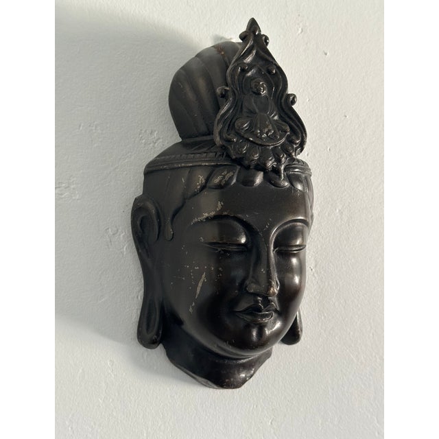 Buddha Mask Kannon Bosatsu Wall Art | Chairish