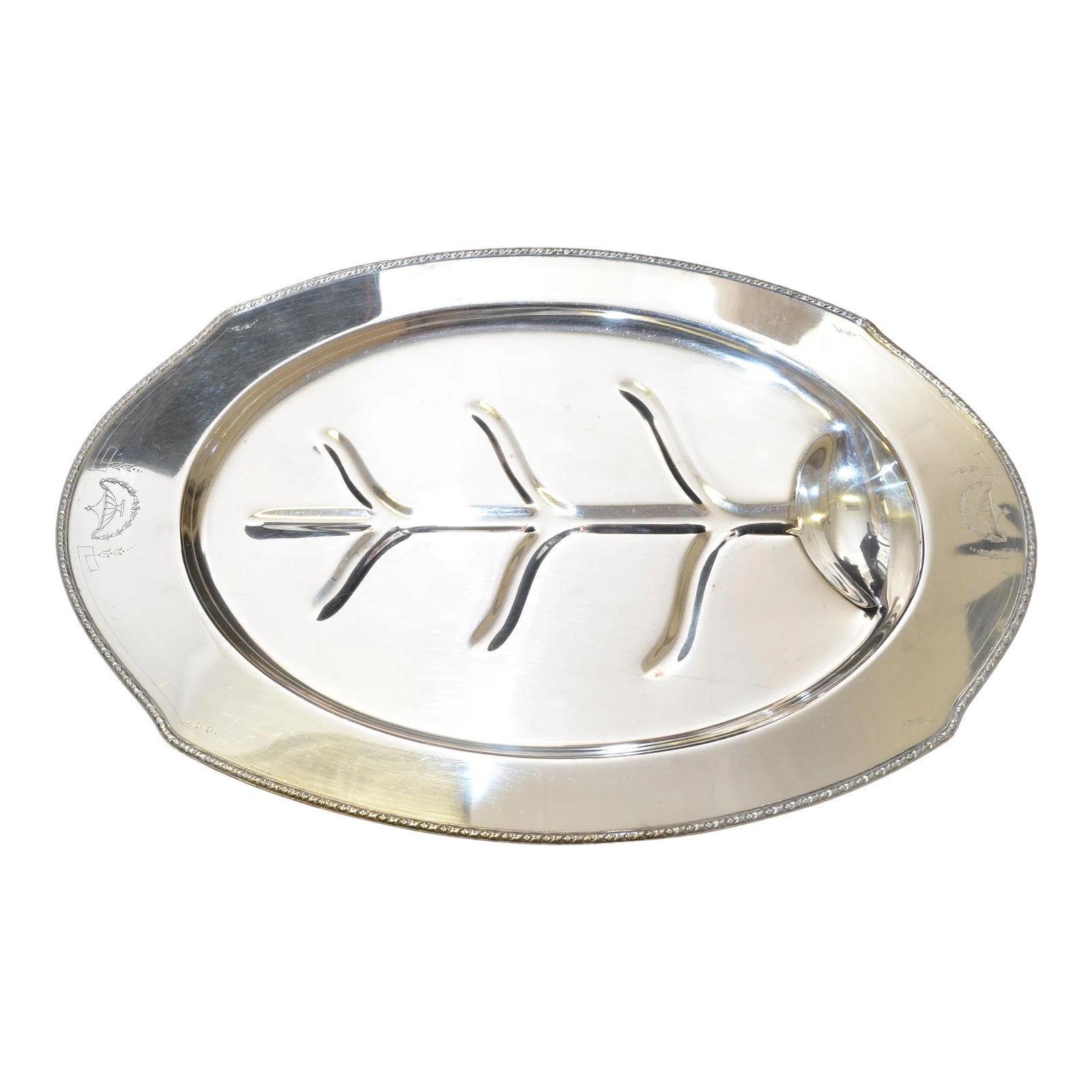 Vintage Benedict Silver Co. Georgian Period Plate Serving Tree Shape ...