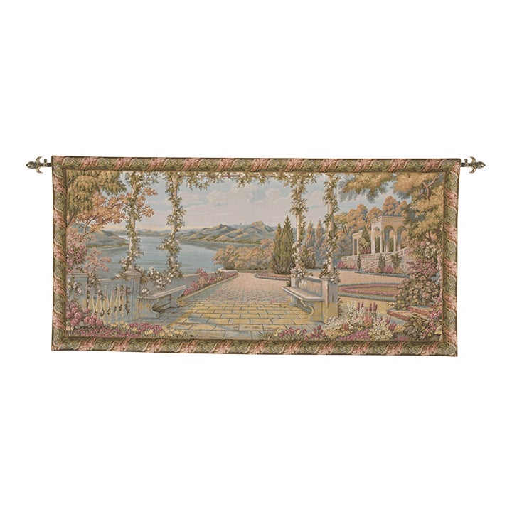 The Terrace Loom Woven Tapestry - 81 X 171 Cm (2'8
