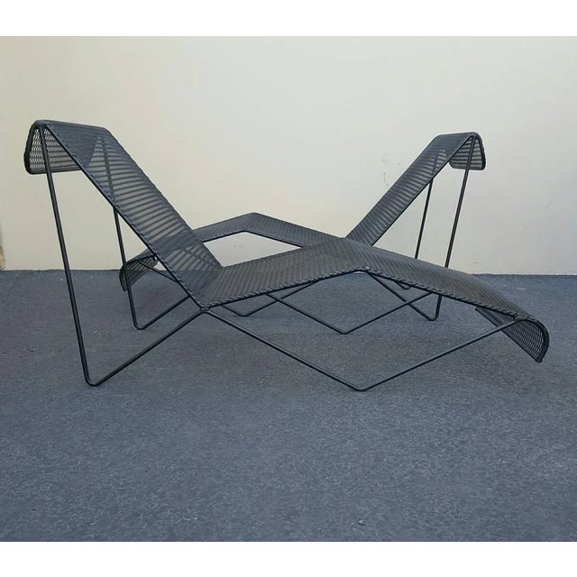 Mid 20th Century Milo Baughman Wrought Iron Chaise Lounges for Pacific ...