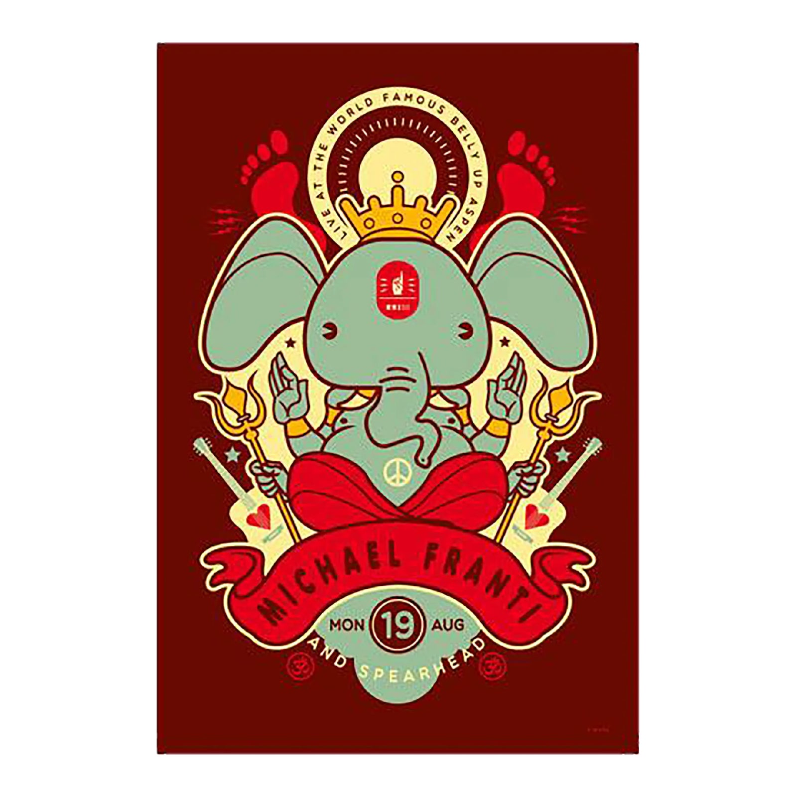 2013 American Concert Poster, Michael Franti and Spearhead, by Scrojo ...