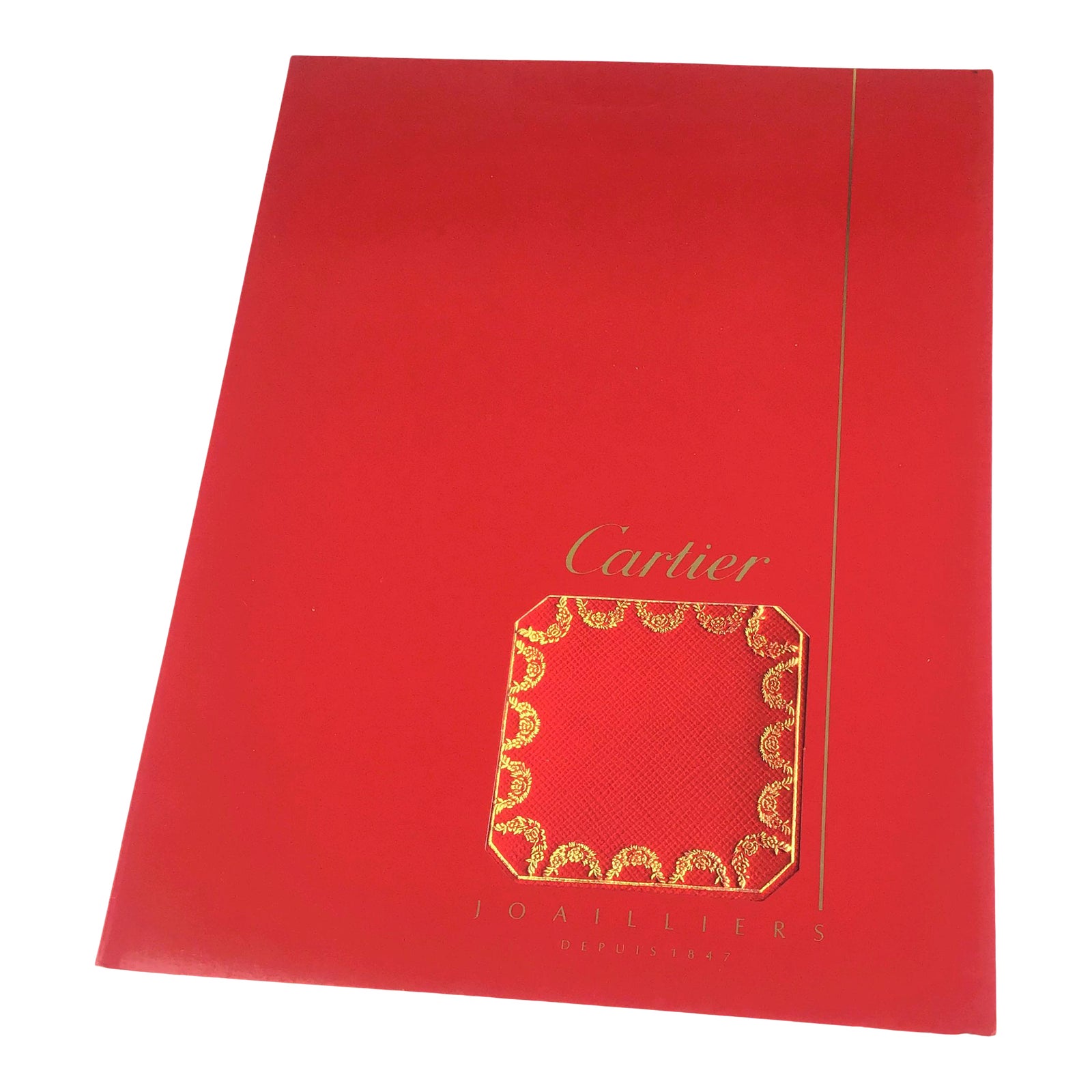 Original Cartier 1985 Jewelry Booklet 56 Pages Printed in France | Chairish