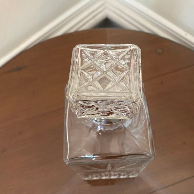 Vintage Italian Lead Crystal Decanter | Chairish