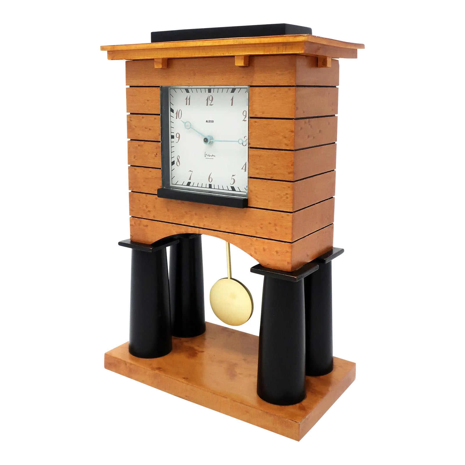 Postmodern Mantle Clock by Michael Graves for Alessi | Chairish