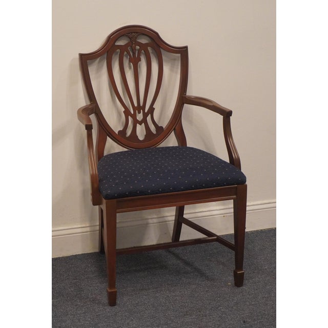 Vintage Antique Solid Mahogany Traditional Duncan Phyfe Style Shield ...