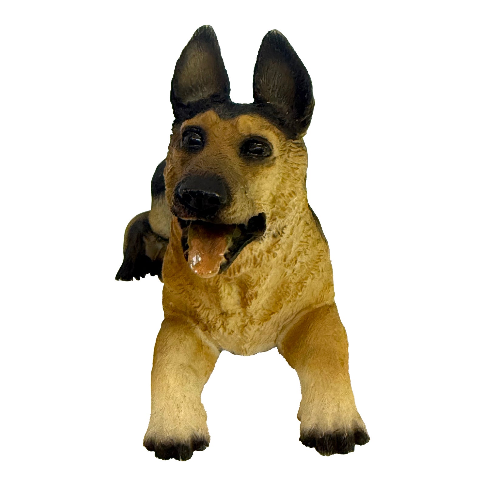 Late 20th Century Ceramic German Shepherd | Chairish