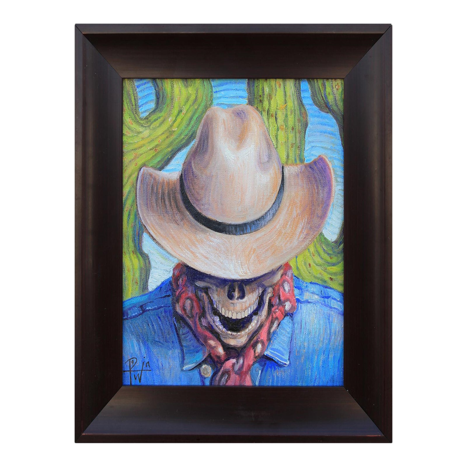 Henry David Potwin "Goodbye Cowboy" Contemporary Surrealist Figurative ...