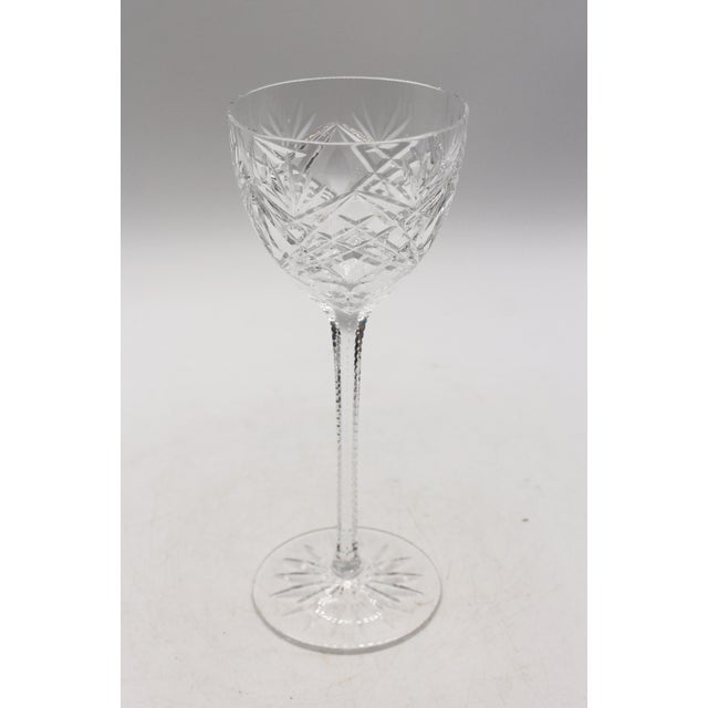 Continental Antique Set of 8 Handblown and Cut Crystal Wine Glasses ...