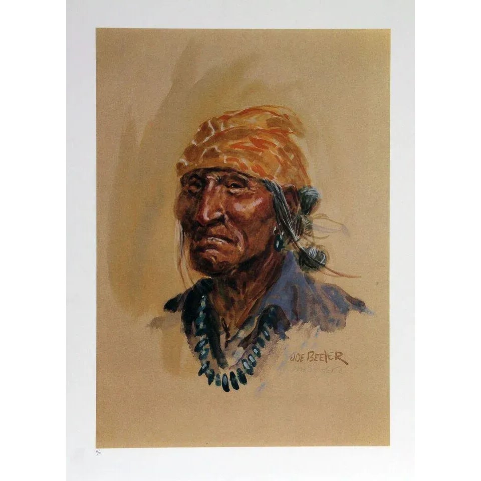 Joe Beeler, "Navajo," Lithograph | Chairish