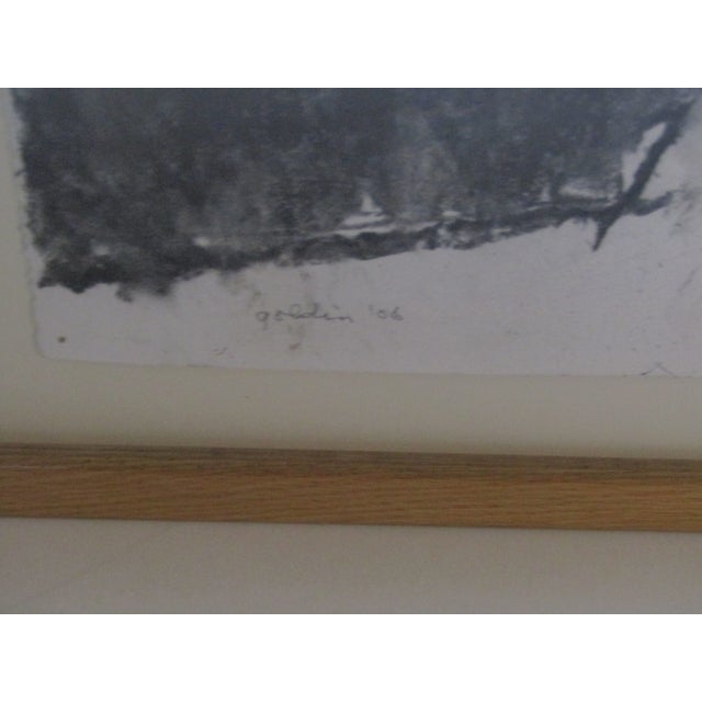 Original Leon Goldin Oil Pastel Abstract Expressionist Painting | Chairish