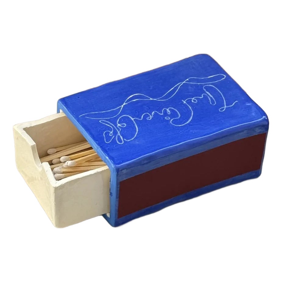 London Restaurant Ceramic Matchbox | Chairish