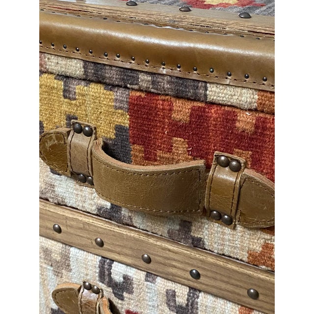 Timothy Oulton Luggage Style Chest of Drawers Trunk | Chairish