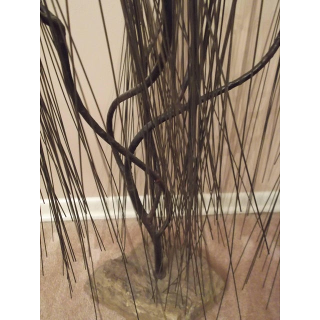 Abstract Willow Tree Welded Metal Sculpture | Chairish