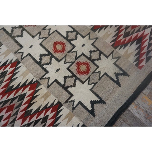 Early 20th Century American Navajo Carpet ( 3'8" X 5'10" - 112 X 178 ) | Chairish