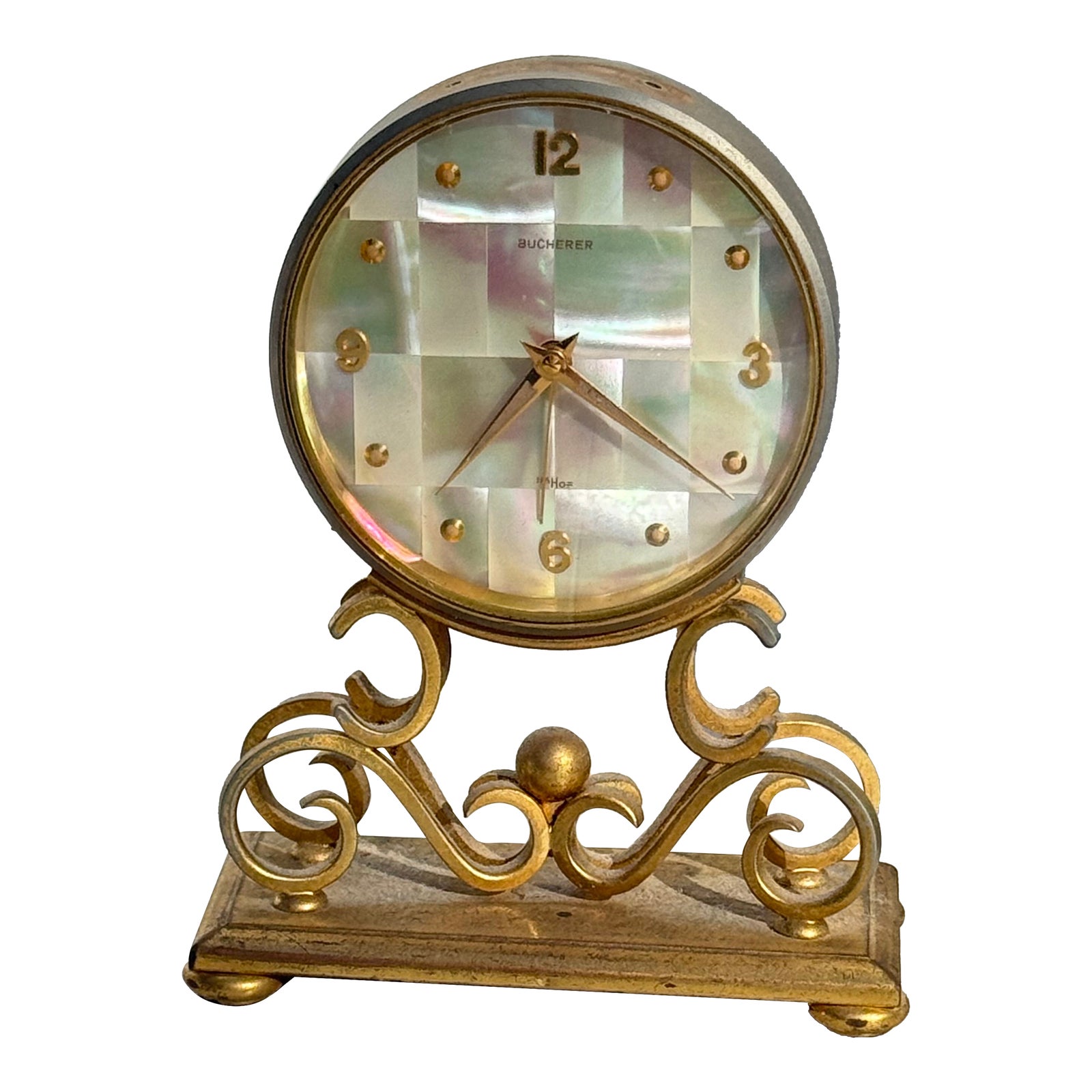 Bucherer Swiss Clock | Chairish