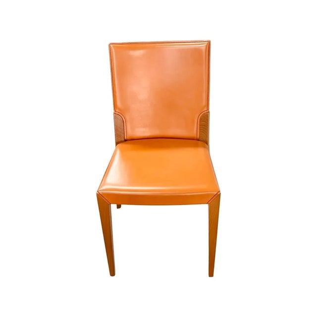 Giorgio Cattelan for Cattelan Italia, Orange Leather Sharon Design ...
