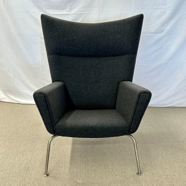 Mid-Century Modern Wing / Lounge Chair by Hans Wegner for Carl Hansen ...
