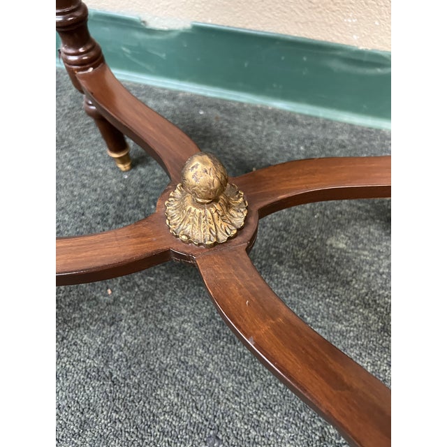 Vintage Mahogany French Neoclassicism Louis XVI Side Table | Chairish