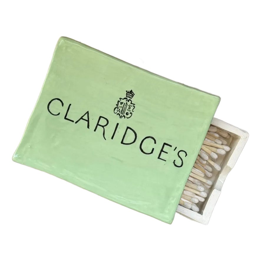 London Restaurant Ceramic Matchbox | Chairish