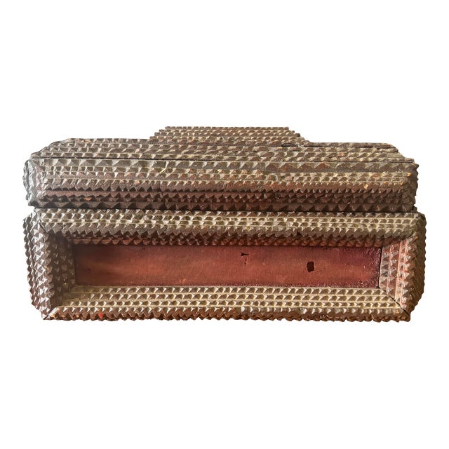 1920’s Tramp Art Box | Chairish