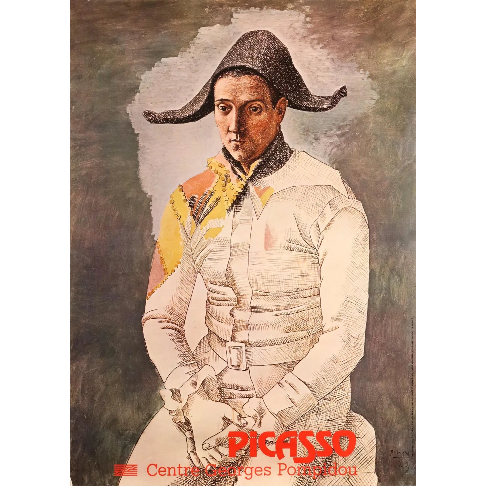 1984 Original French Exhibition Poster, Picasso, Centre Georges ...