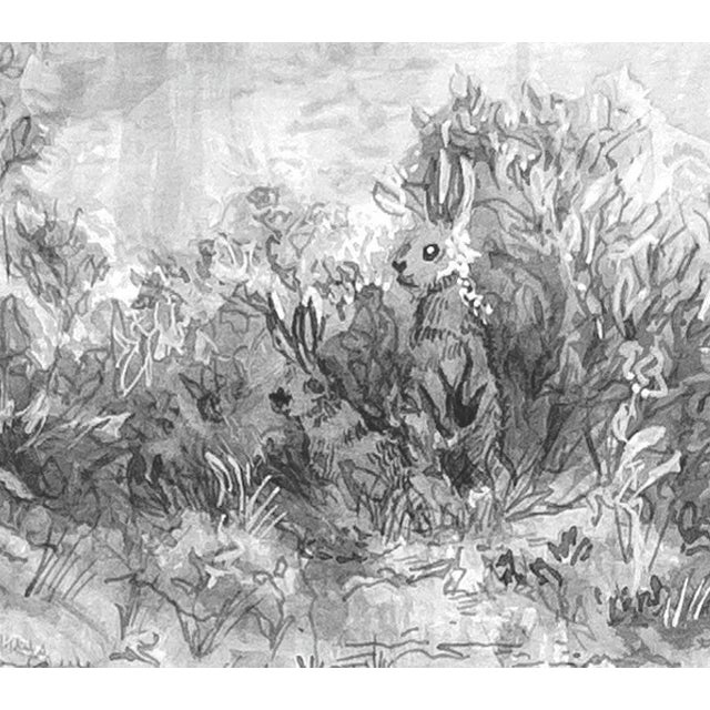 Original Fine Art Titled "Piper" by Artist Abby Olsen Ink on Paper, the ...