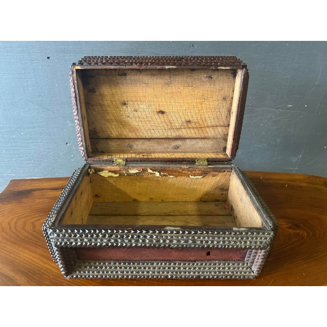 1920’s Tramp Art Box | Chairish