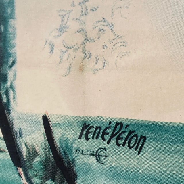 Huge Original Maxime 1958 French Movie Poster by René Péron | Chairish