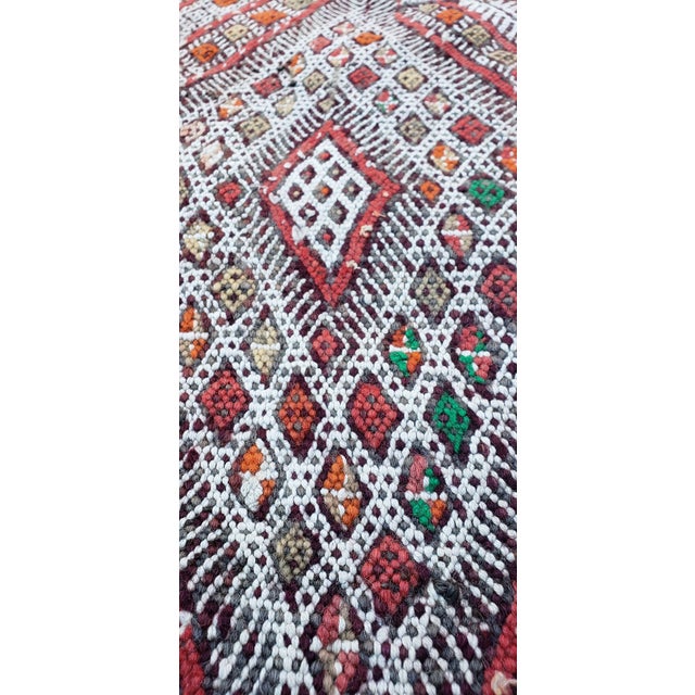 Early 20th Century Berber Rug Hanbel Kilim Rug- 5′4″ × 11′2″ | Chairish
