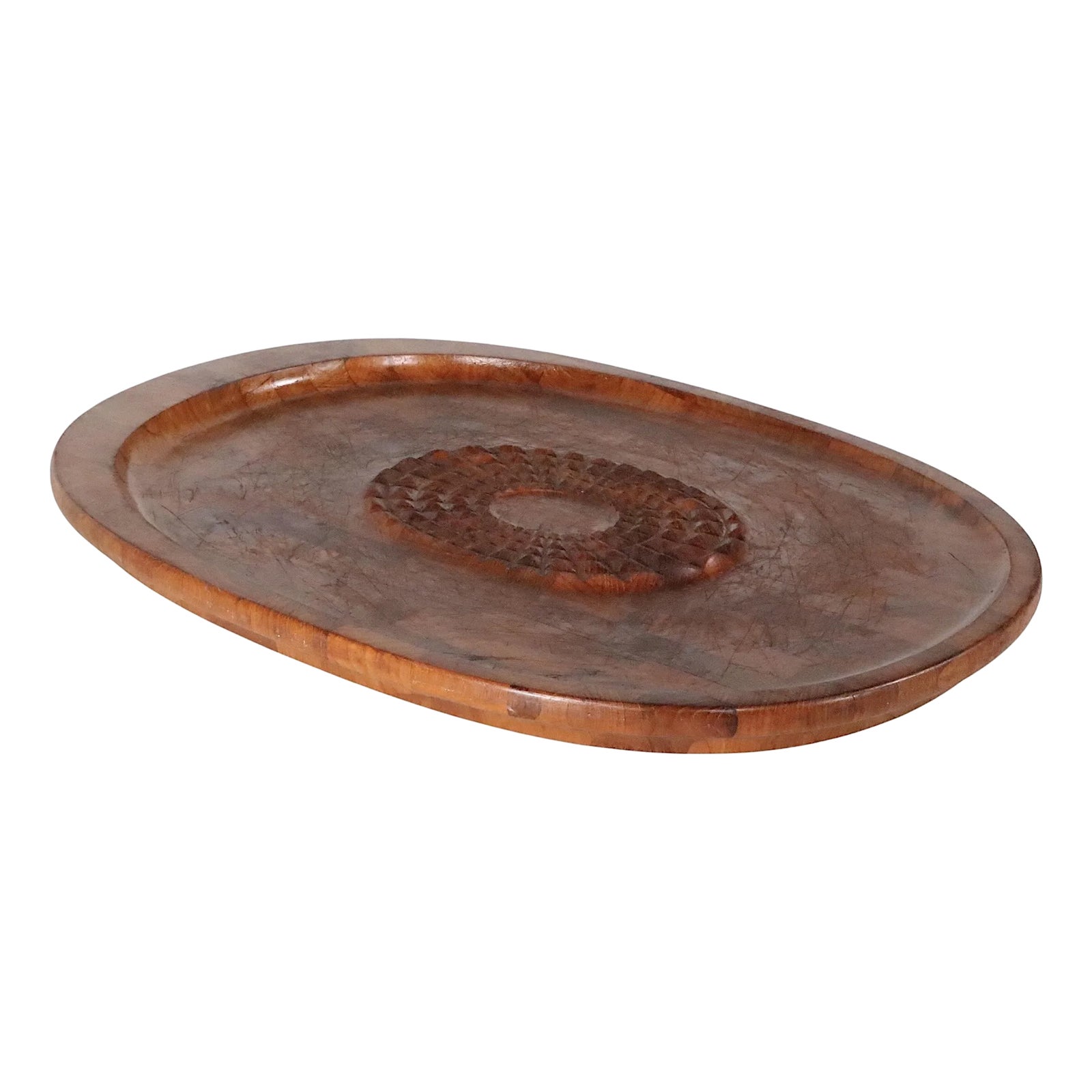 Mid Century Danish Modern Butcher Block Cutting Board by Digsmed Made ...