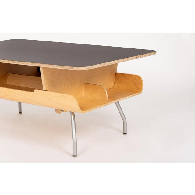 Mid Century Style Plywood Coffee Table by Herman Miller 2000s | Chairish