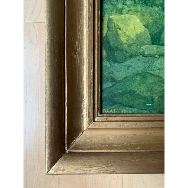 Vintage Thomas Moran Grand Canyon Polychrome Print on Board, Framed ...