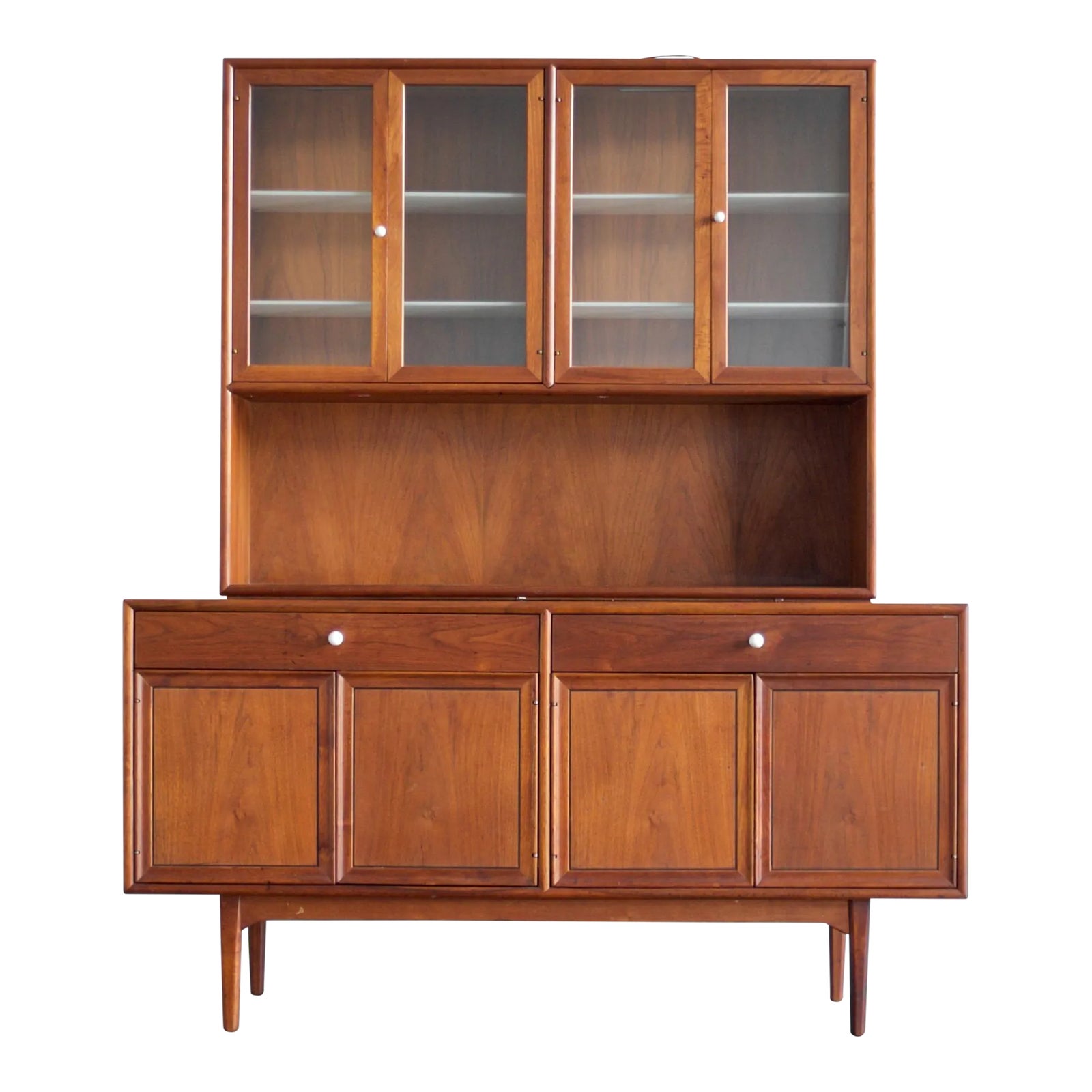 1950s Drexel Declaration Hutch & Credenza / Sideboard | Chairish