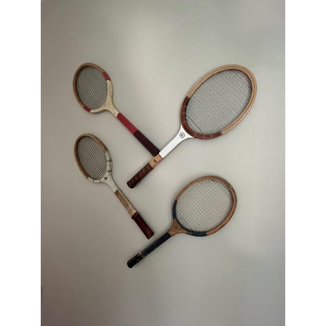1950-70s Vintage Tennis Racquets- Set of 4 | Chairish