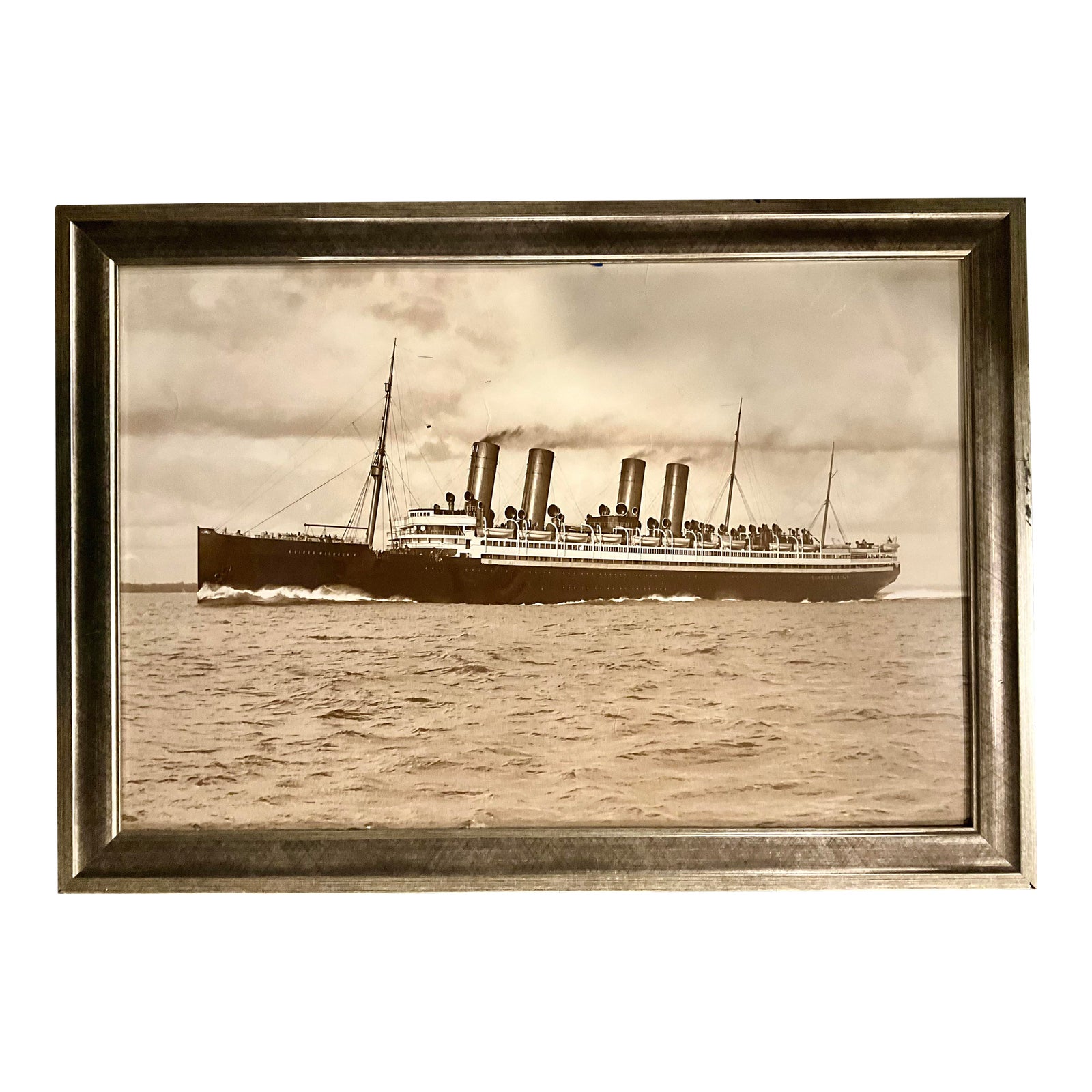 Large Vintage Photograph Kaiser Wilhelm II Ocean Liner by Beken of ...