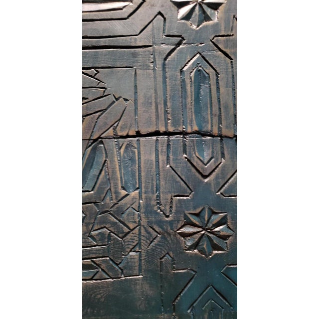 21st Century Vintage Moroccan Wooden Panel | Chairish