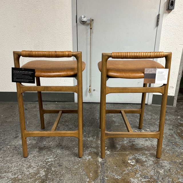 Four Hands Baden Counter Stools, a Pair | Chairish