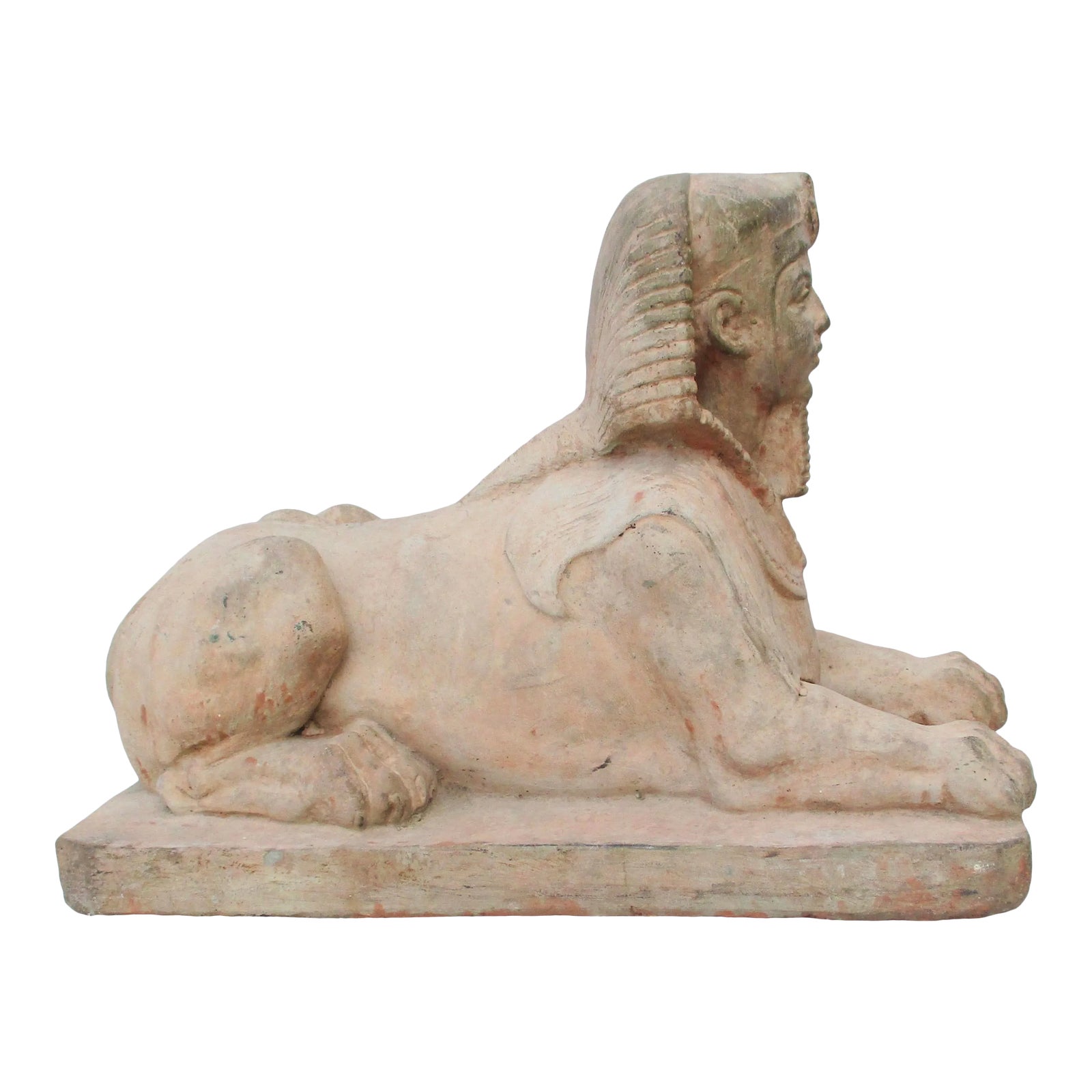 Vintage Sphinx Garden Statue | Chairish